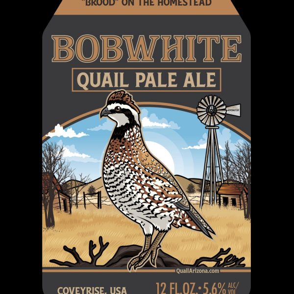6 Pack Craft Beer Quail Can Sticker | Double Aero Guides